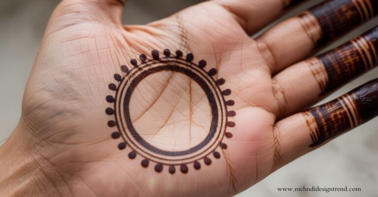 120+ Simple & Easy Round Mehndi Design 2026